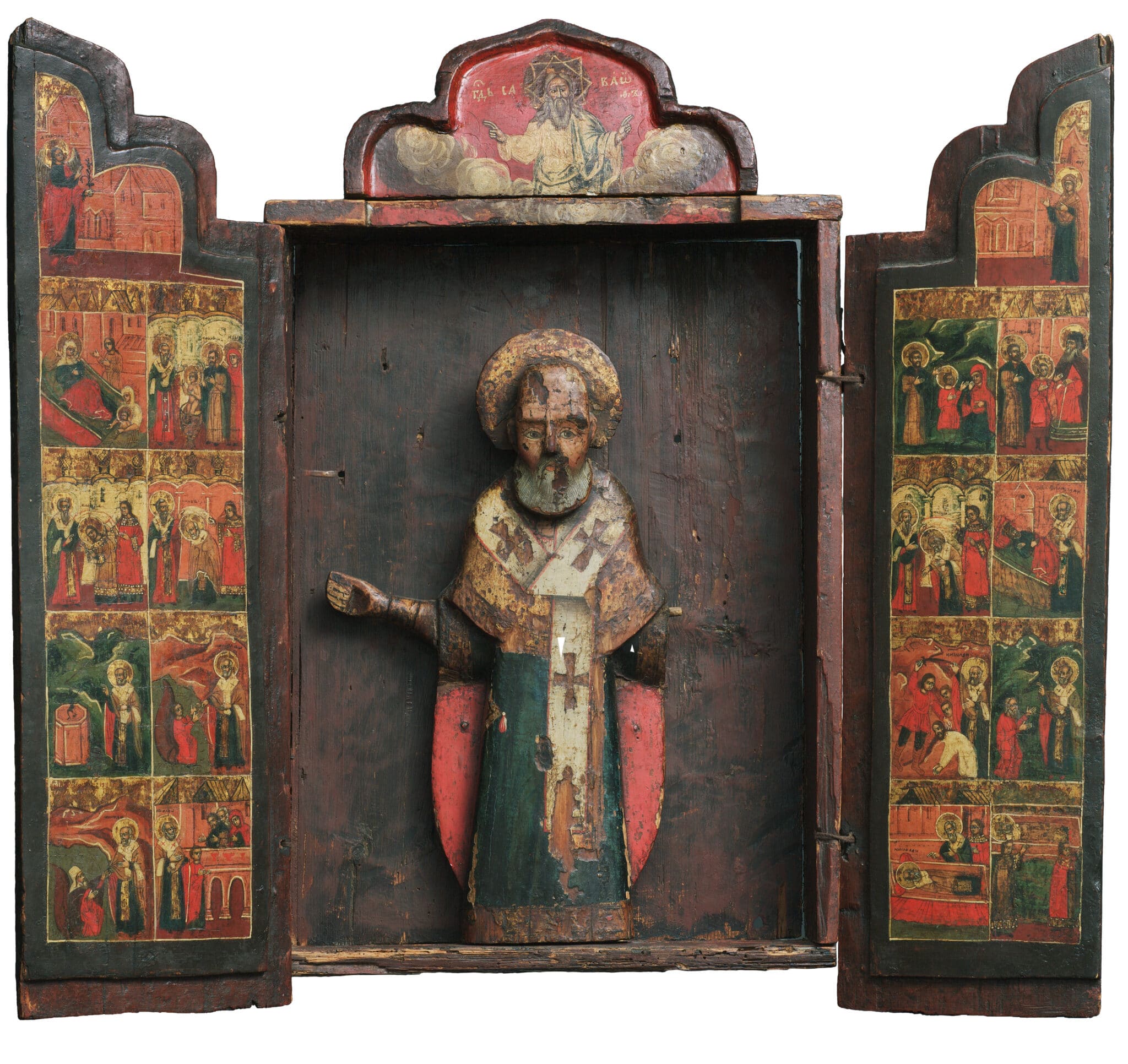 Saint Nicholas of Mozhaisk with Scenes from His Life - The Icon Museum ...