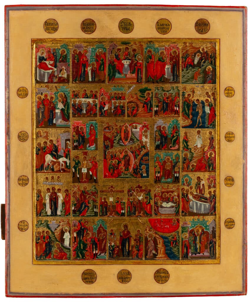 The Anastasis with Feasts and the Passion - The Icon Museum and Study ...