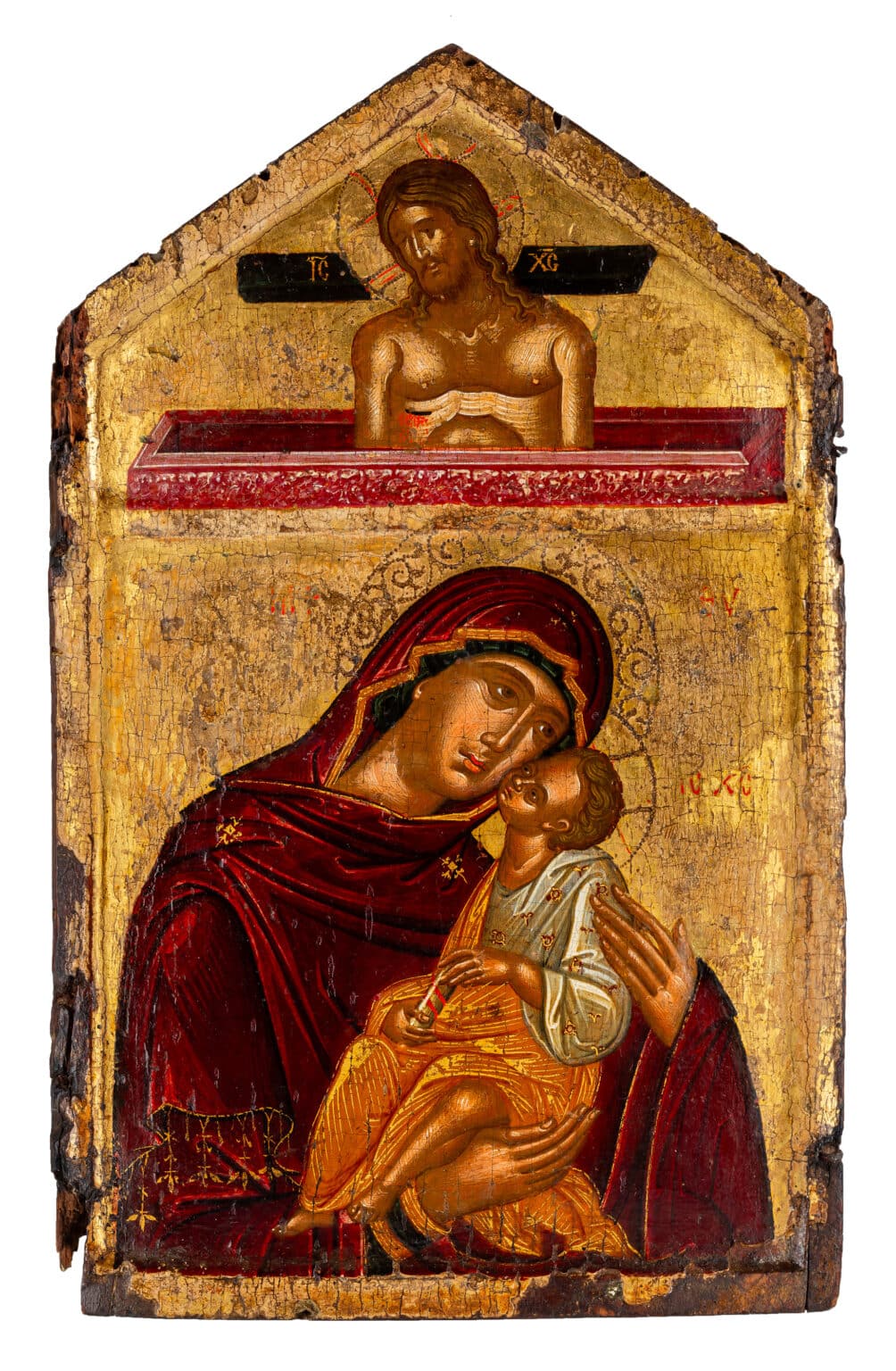 The Mother of God Tenderness with Christ, Man of Sorrows - The Icon Museum and Study Center